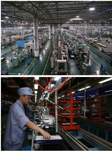China Chongqing Qiyuan Motorcycle Co., Ltd factory production line