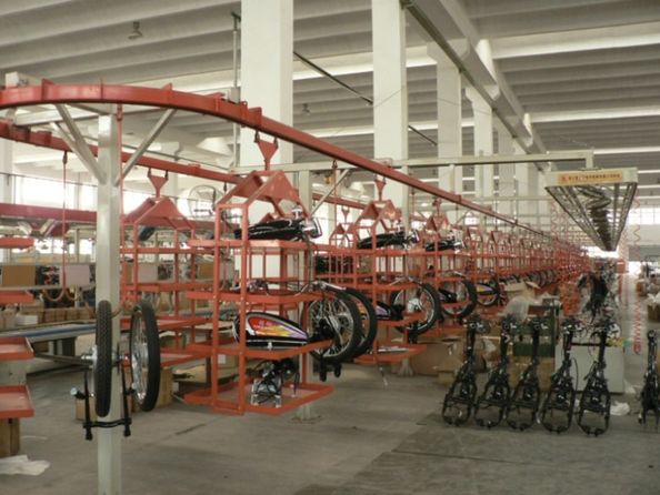 China Chongqing Qiyuan Motorcycle Co., Ltd factory production line