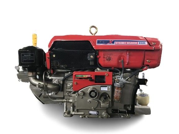 11l Diesel Pump Engine 4 Stroke , 7kw Horizontal Water Cooled Diesel Engine