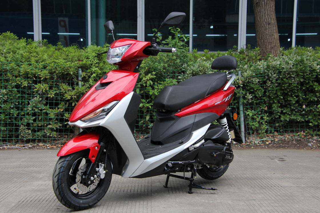 Gasoline Engine High Power 125cc Scooter For With Front And Rear Suspension