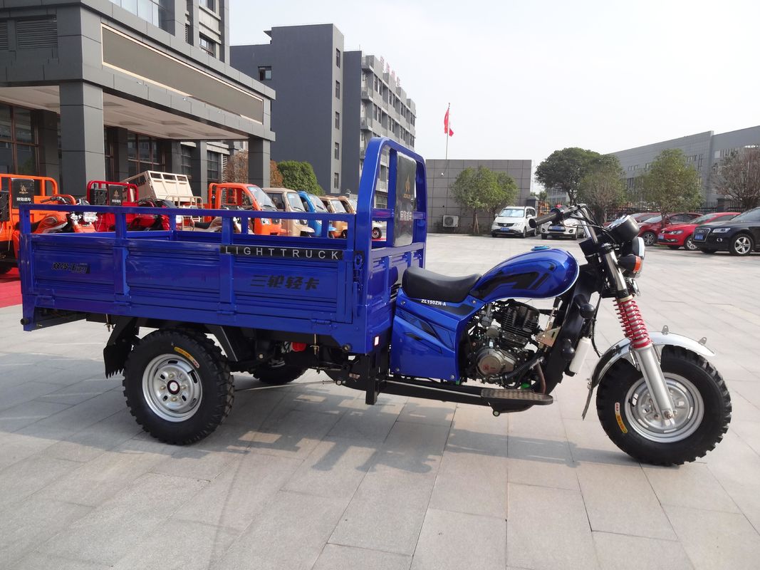150cc Dump Cargo Motor Tricycle Load Tricycle Motorcycle 3 Wheels For Adult