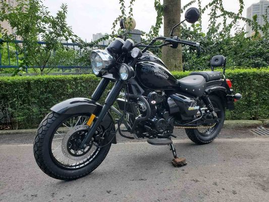 250cc Cruiser Chopper Motorcycle Two Pipe Muffler Oil Cooled Sport