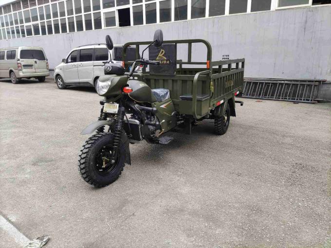 200cc 2m Cargo Motor Tricycle Manual Clutch Water Cooled Delivery Bike