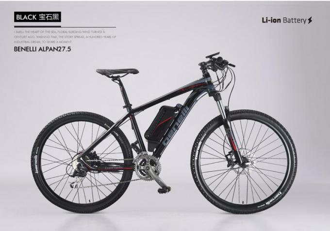 70km 36v Electric Powered Bike Rear Motor , 350w Foldable Electric Bike