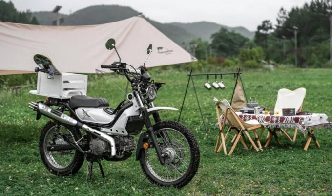 Single Cylinder Chrome CUB Motorcycle 125cc Motocross Bike 2.1l Off ...